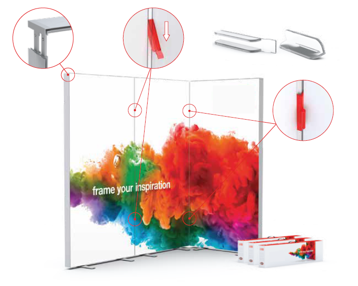Advertising walls | LEDUP presentation walls | Top Advert